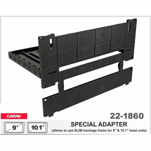 Универсальное крепление заднего радиатора магнитол 9", 10.1" CARAV 22-1860