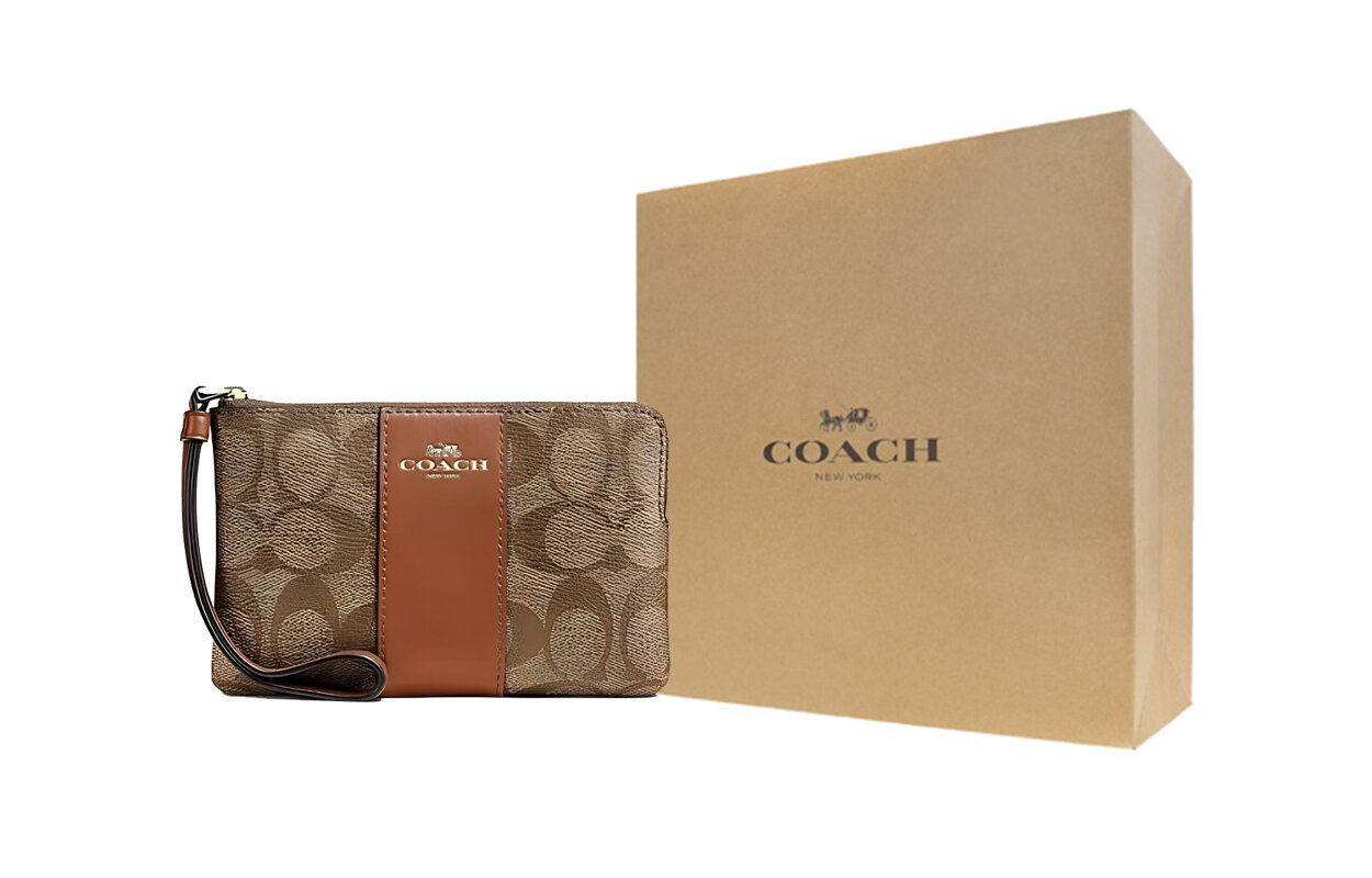 Сумка клатч COACH Corner Zip Wristlet