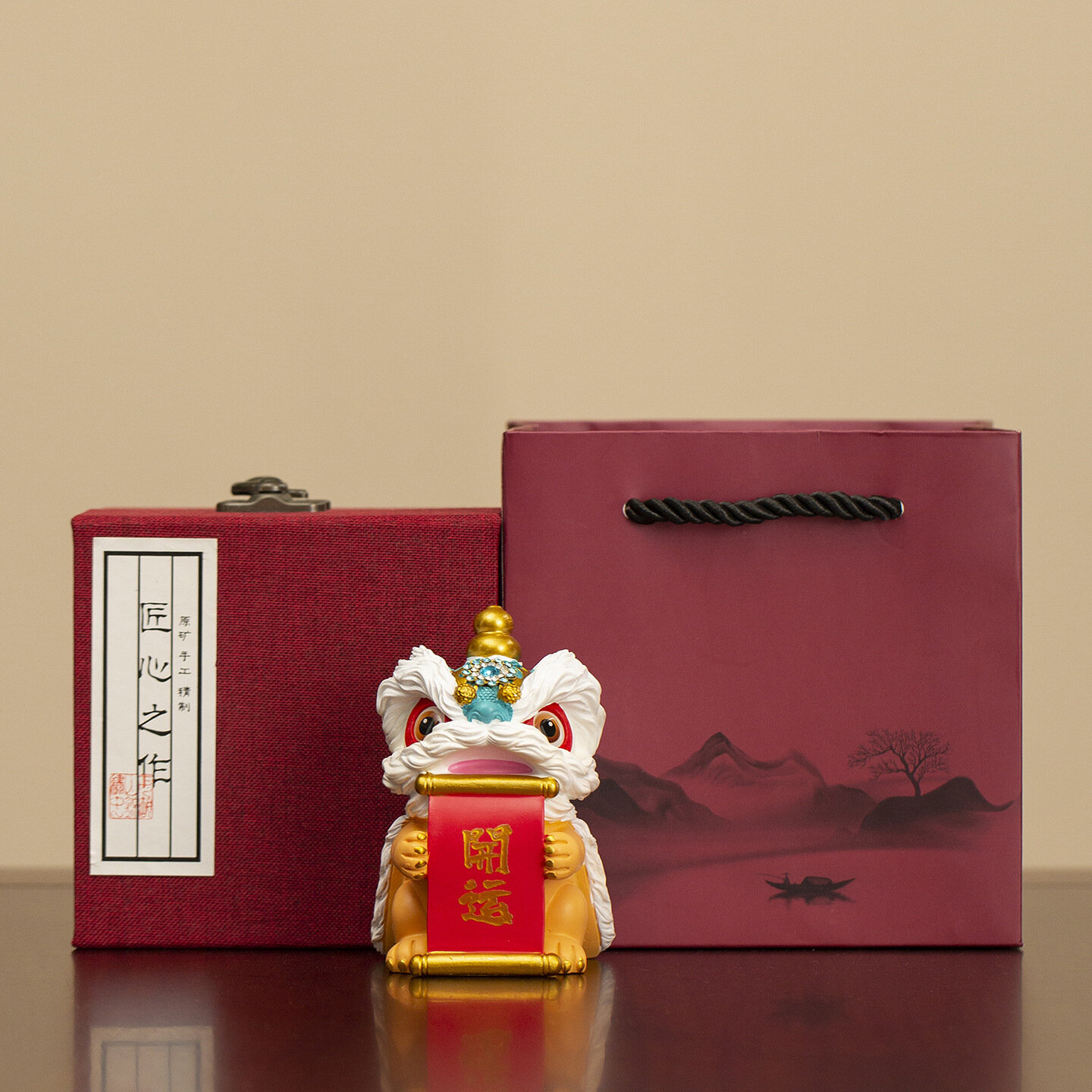 Национальный тренд: подарки для танца льва, культурные и творческие сувениры, памятные подарки, корпоративные подарки для ежегодного собрания, подарочный набор для открытия бизнеса