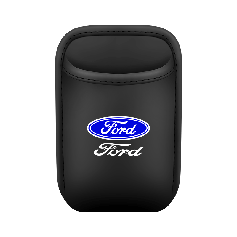 Черная автомобильная подставка для стаканов и бутылок для Ford - прочное хранение напитков, подходит для большинства