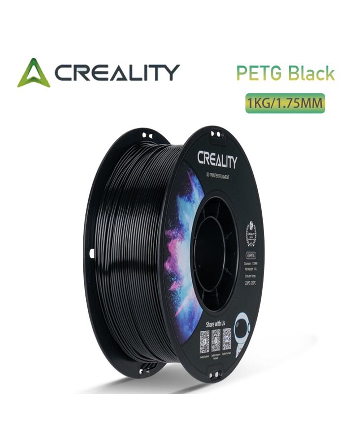 Филамент CREALITY CR-PETG 1.75мм — низкая усадка, химическая стойкость, оригинал без БФА для FDM-принтеров