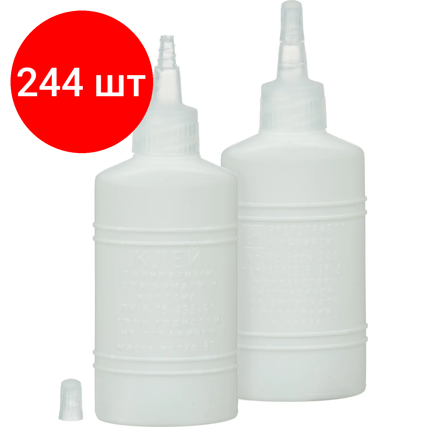 Комплект 244 штук, Клей силикатный 90г Attache Economy