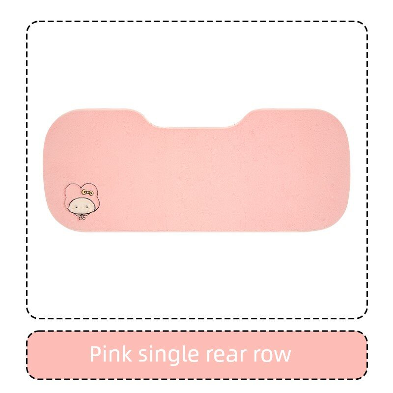 Милая мультяшная накидка на автомобильное сиденье для женщин на осень и зиму, плюшевый чехол-накидка на сиденье,