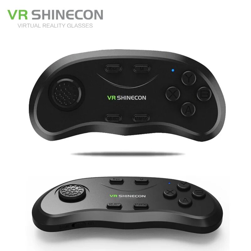 Универсальный VR-контроллер Shinecon, беспроводной, подходит для Bluetooth, пульт дистанционного управления, джойстик, геймпад, музыка, селфи, 3D игры для iPhone, ПК с Android