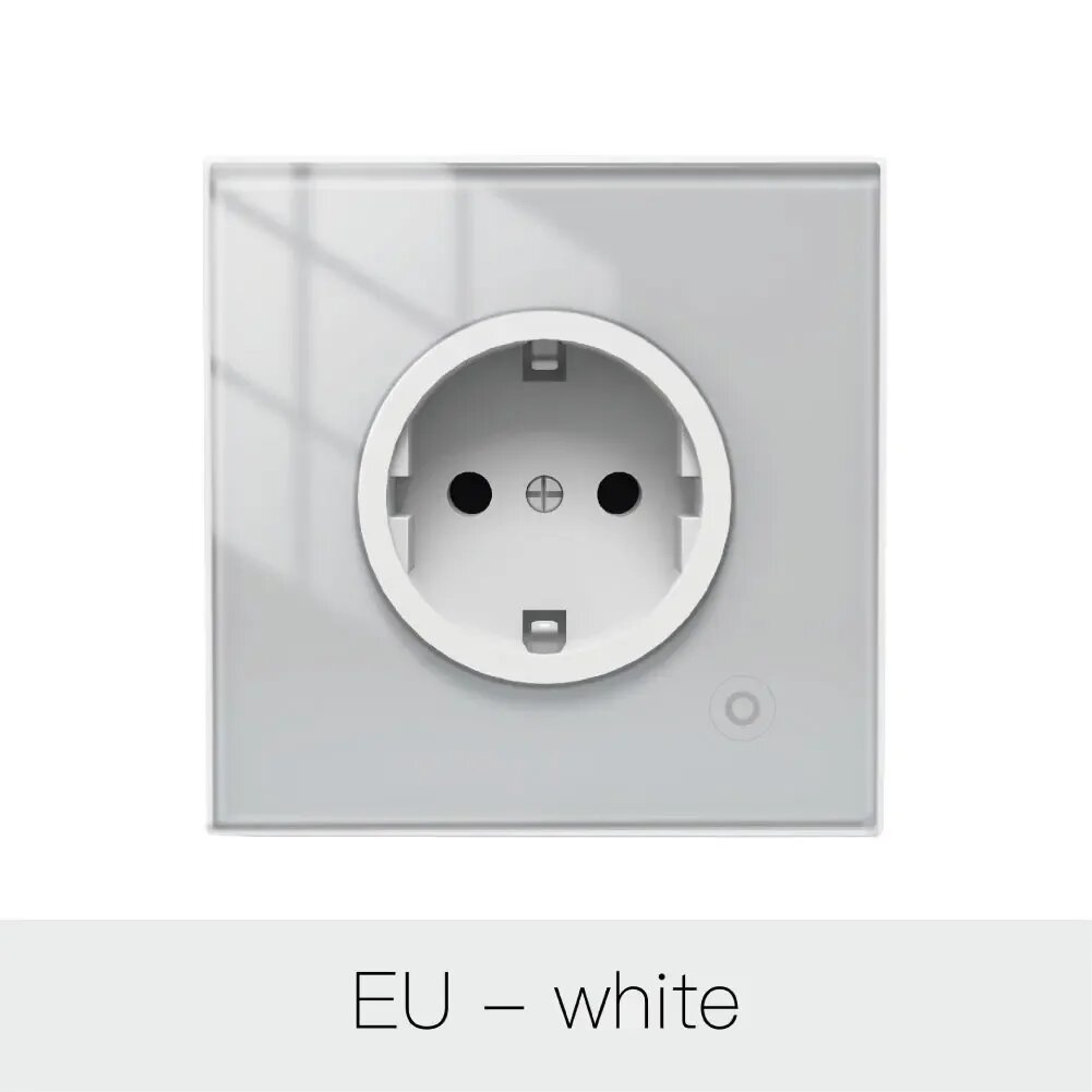 Умная розетка MOES ZigBee с монитором мощности EU White Socket