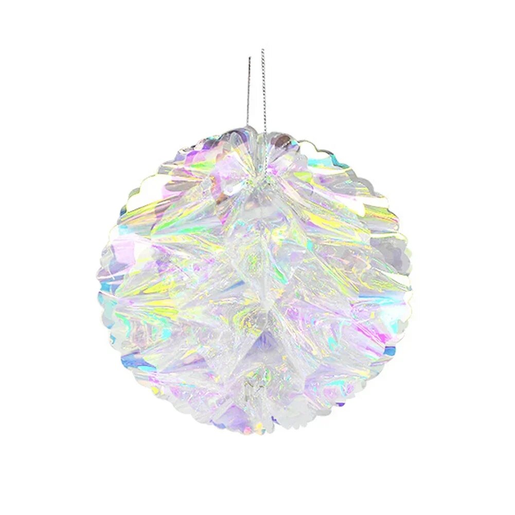 Переливающаяся картонная звезда для праздника Ball 15cm