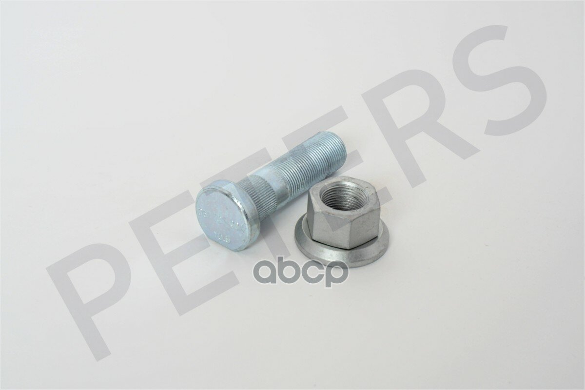 К-кт крепления колеса! шпилька+гайка M22x1.5x78 Schmitz, Saf PETERS арт. 06715100A