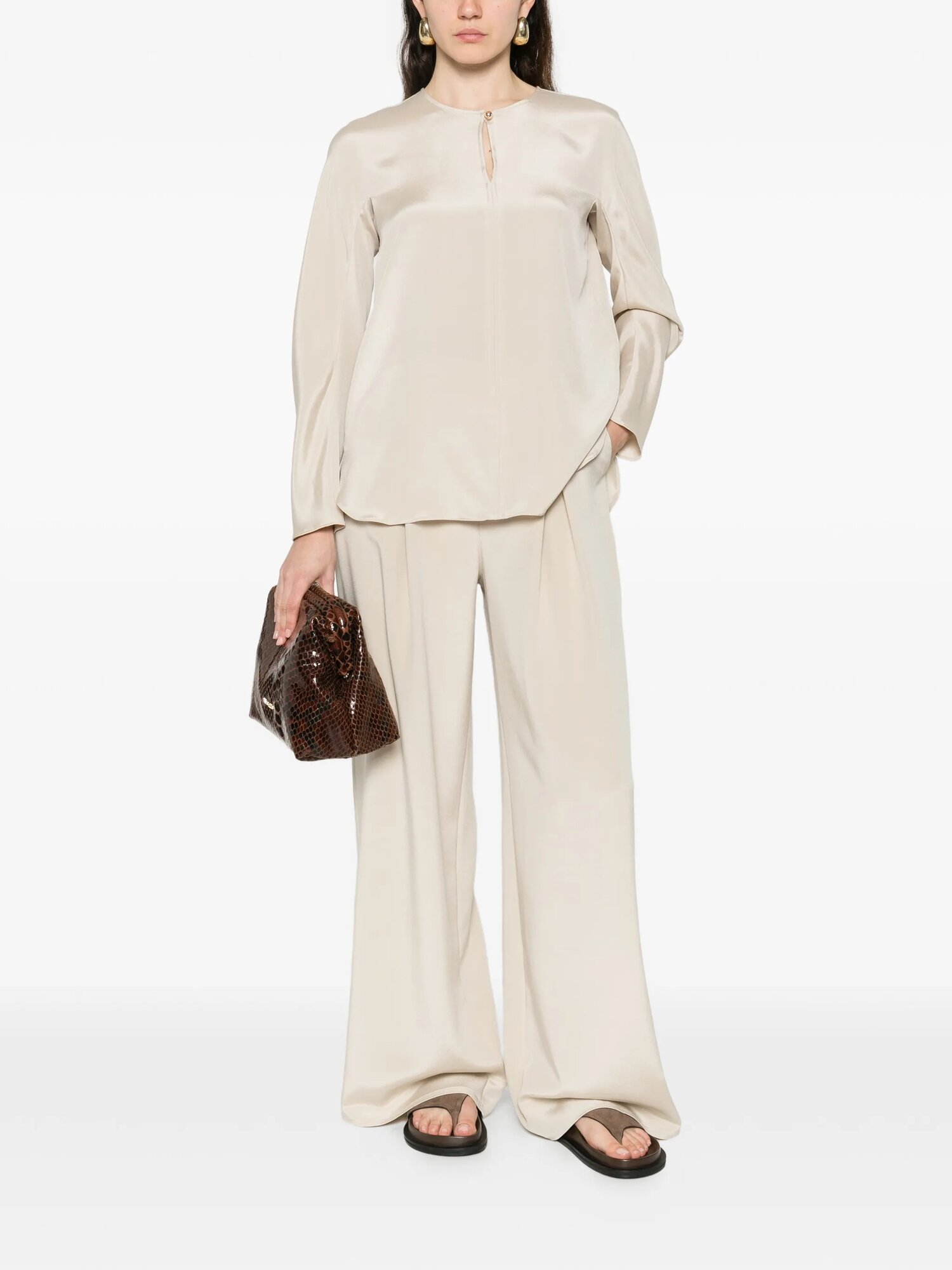 Блуза Max Mara Long-sleeve blouse, размер 38, разноцветный — фото 1