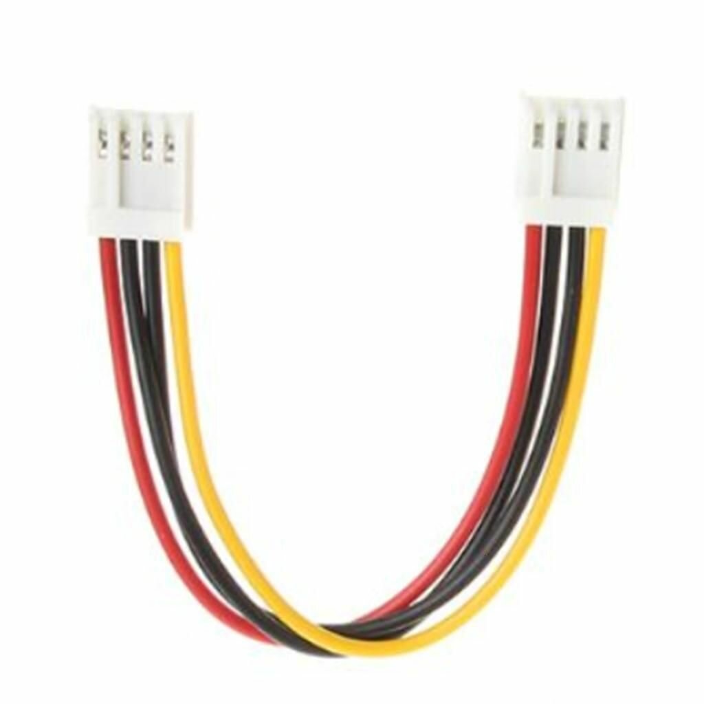 Прочный 4-контактный кабель питания для дисковода 12V, 15 см, высокоэластичные медные жилы