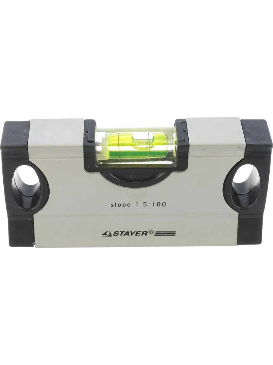 Stayer Mini Уровень строительный с уклоном 0,5:100, 12,5 см