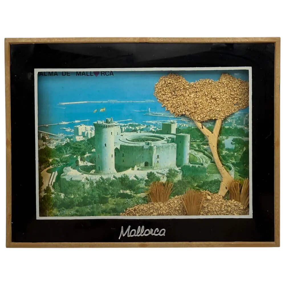 Панно декоративное "Майорка", 17*13 см, 1990-2000 гг, авторская работа, Испания