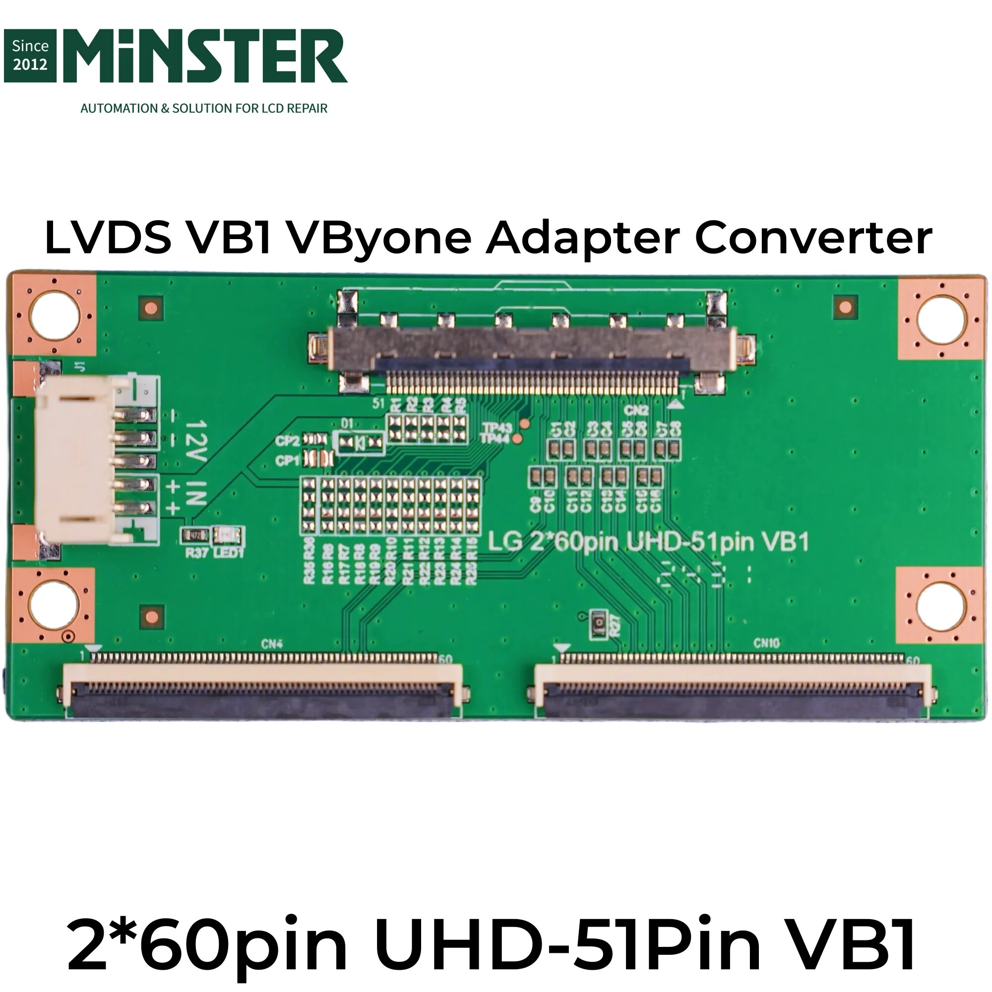 LVDS адаптер VBYONE LG 2*60pin UHD-51Pin VB1