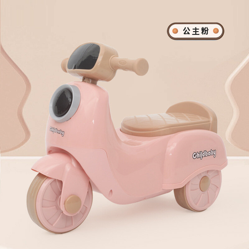 Детский самокат для мальчиков и девочек 1-6 лет, трехколесный балансировочный велосипед, игрушечный мотоцикл