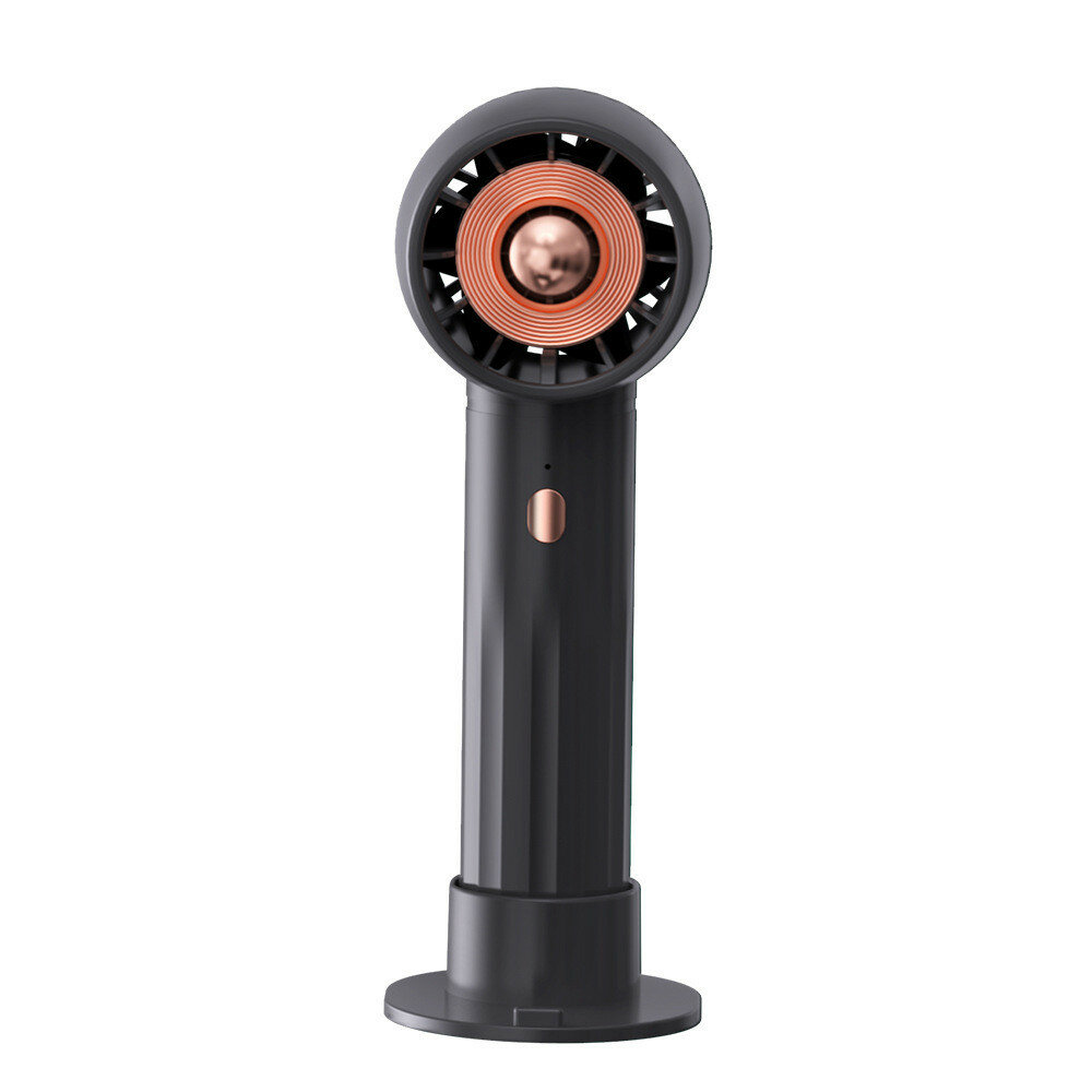 Механический турбо ручной вентилятор с левосторонней правосторонней колебательной функцией черный