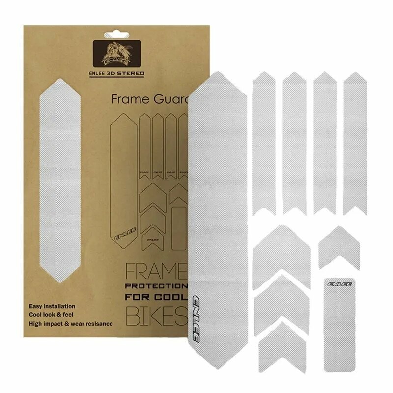 (1 комплект) Защитная плёнка для велосипеда прозрачная