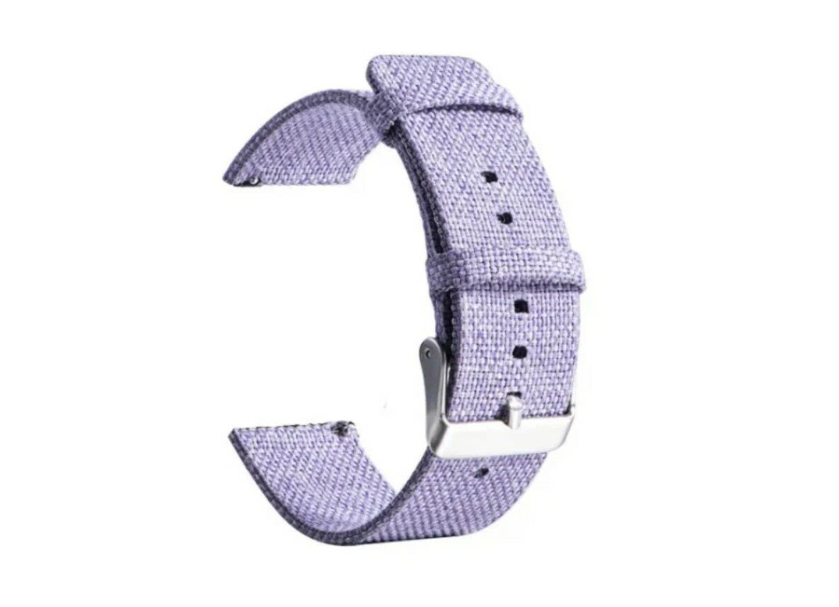 Ремешок MyPads, для Samsung Galaxy Watch Active, нейлон, фиолетовый
