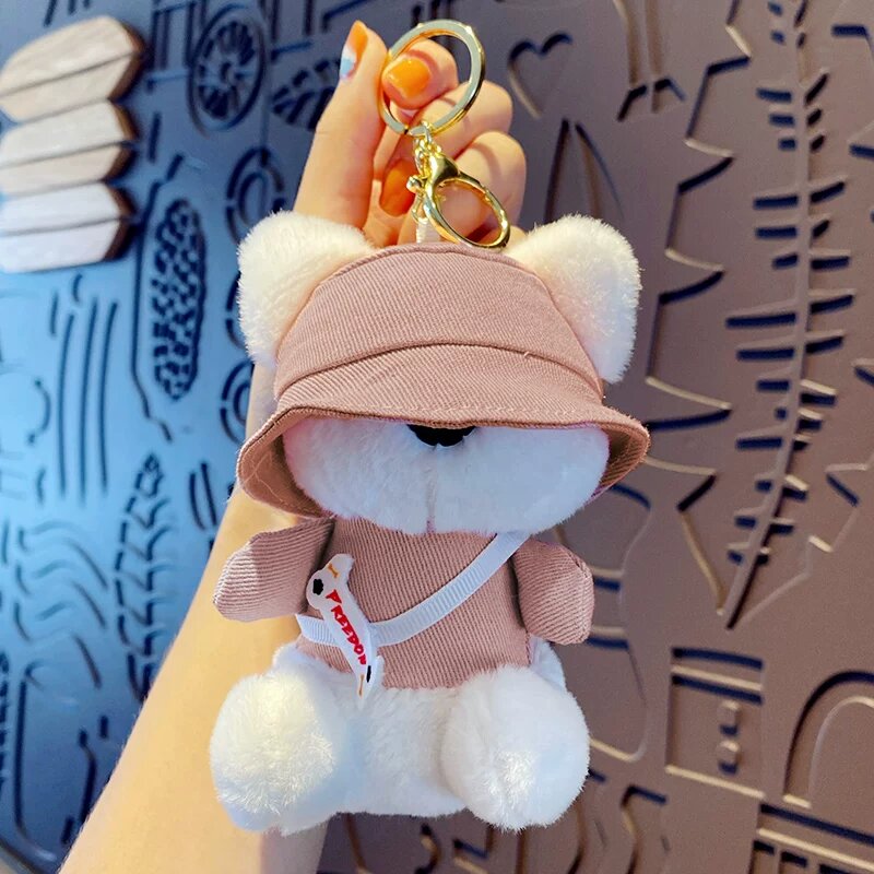 Плюшевый брелок-подвеска для ключей и рюкзака в виде кошки Тайяки, японская мягкая милая кукла, украшение, небольшой