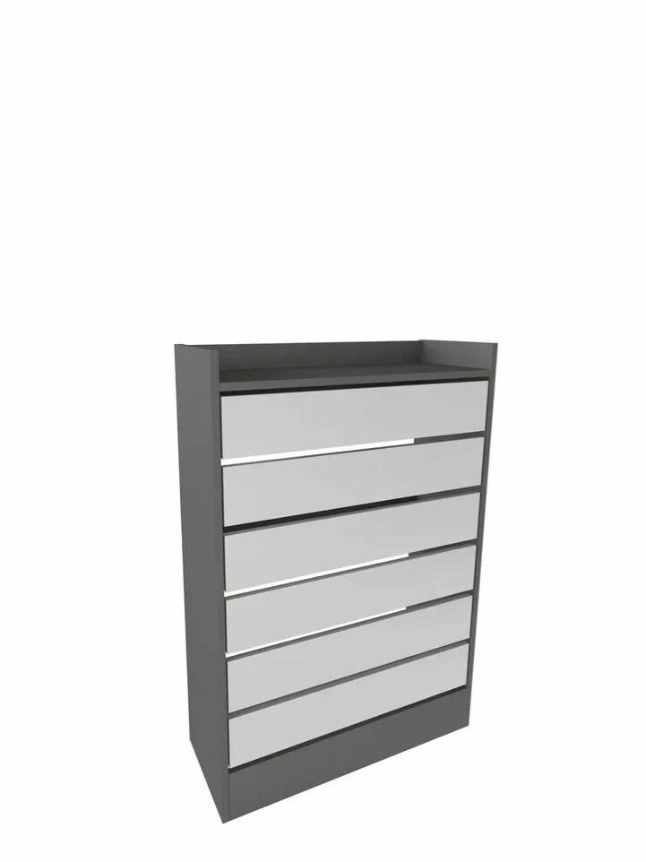 Обувница Ямайка ЯПТ-2 (графит серый/камень серый) 1026х700х270 тэкс