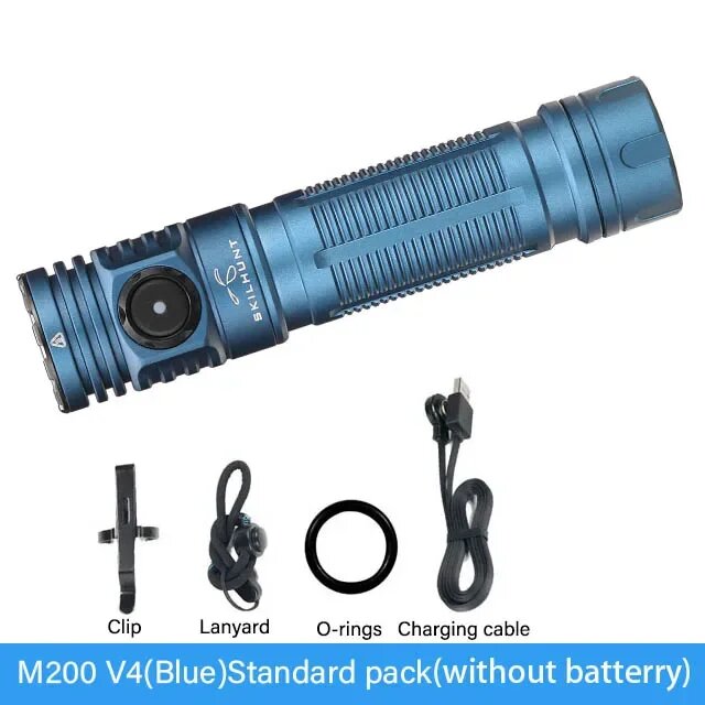 Skilhunt ESKTE M200 V4 фонарик 1900 люмен TN Cool White, Синий, M200 V4(Blue) pack