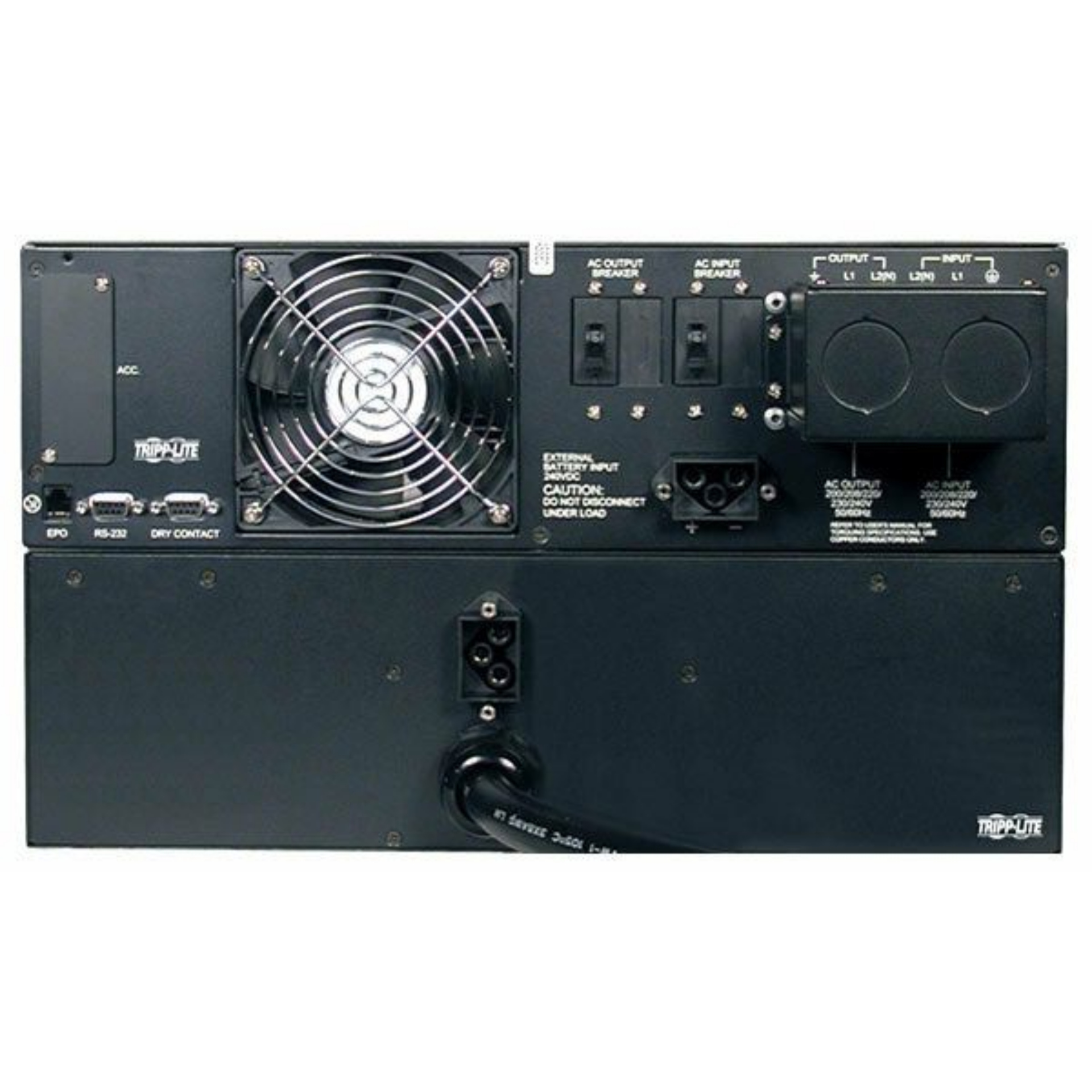 ИБП TrippLite SU10KRT3UHV черный, с двойным преобразованием, 10 000 ВА/ 8000Вт