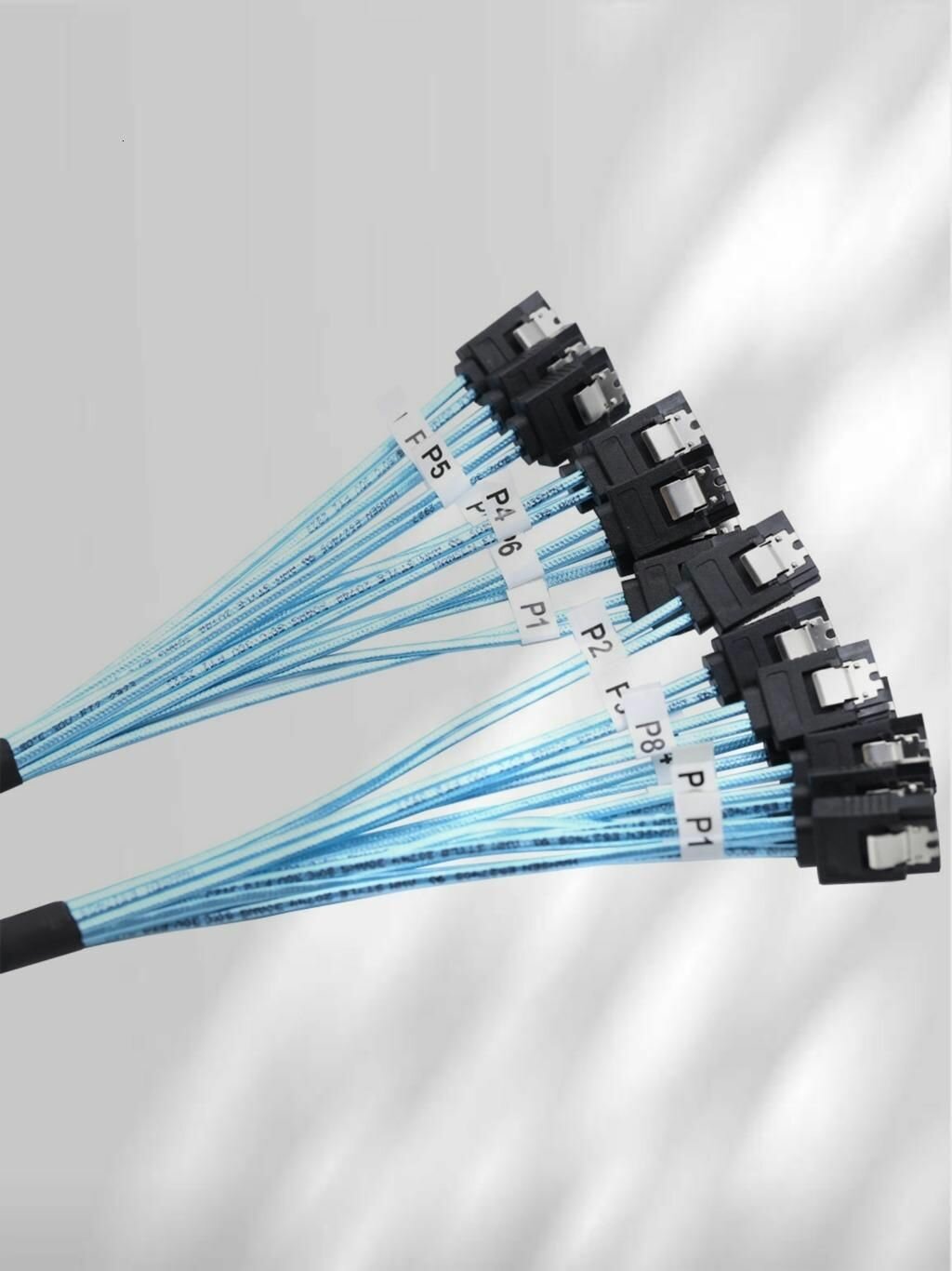 Кабель SATA-SAS, 8 шт, 0.5m