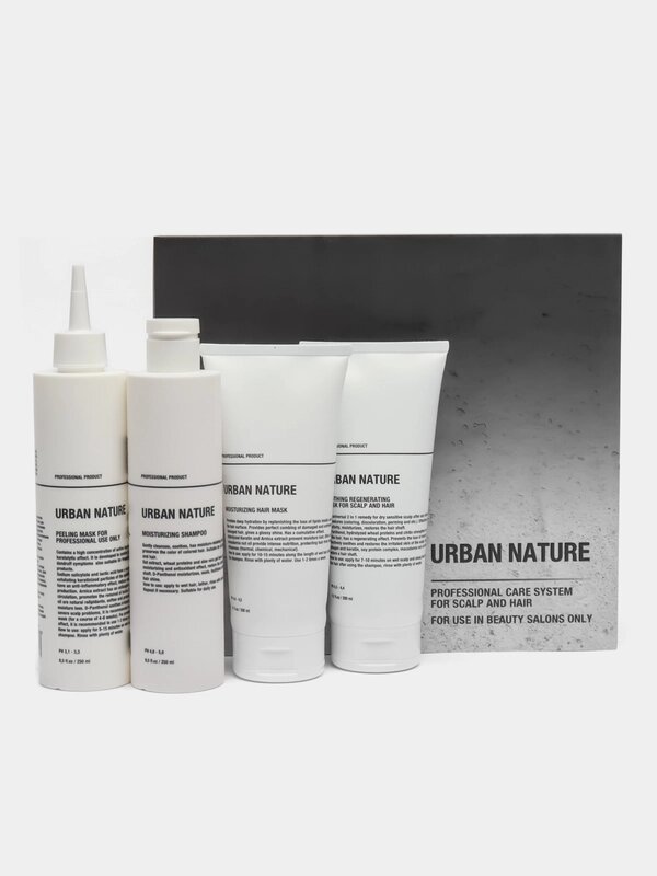Urban Nature Проф система интенсивного пилинга, питания кожи головы и ухода за волосами