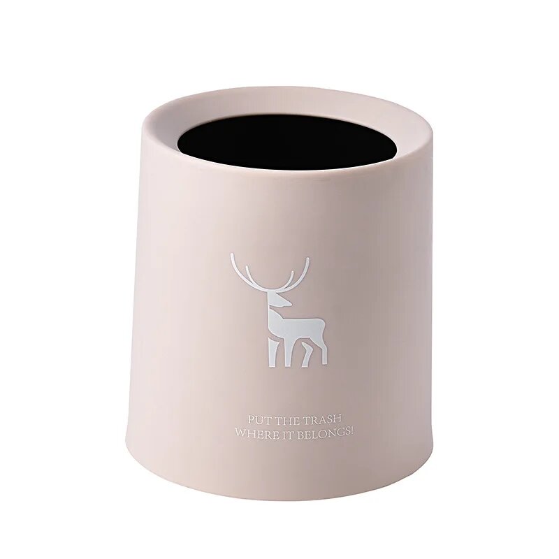 Мусорное ведро BOUSSAC пластиковое Розовый, Powder Deer 1.5L