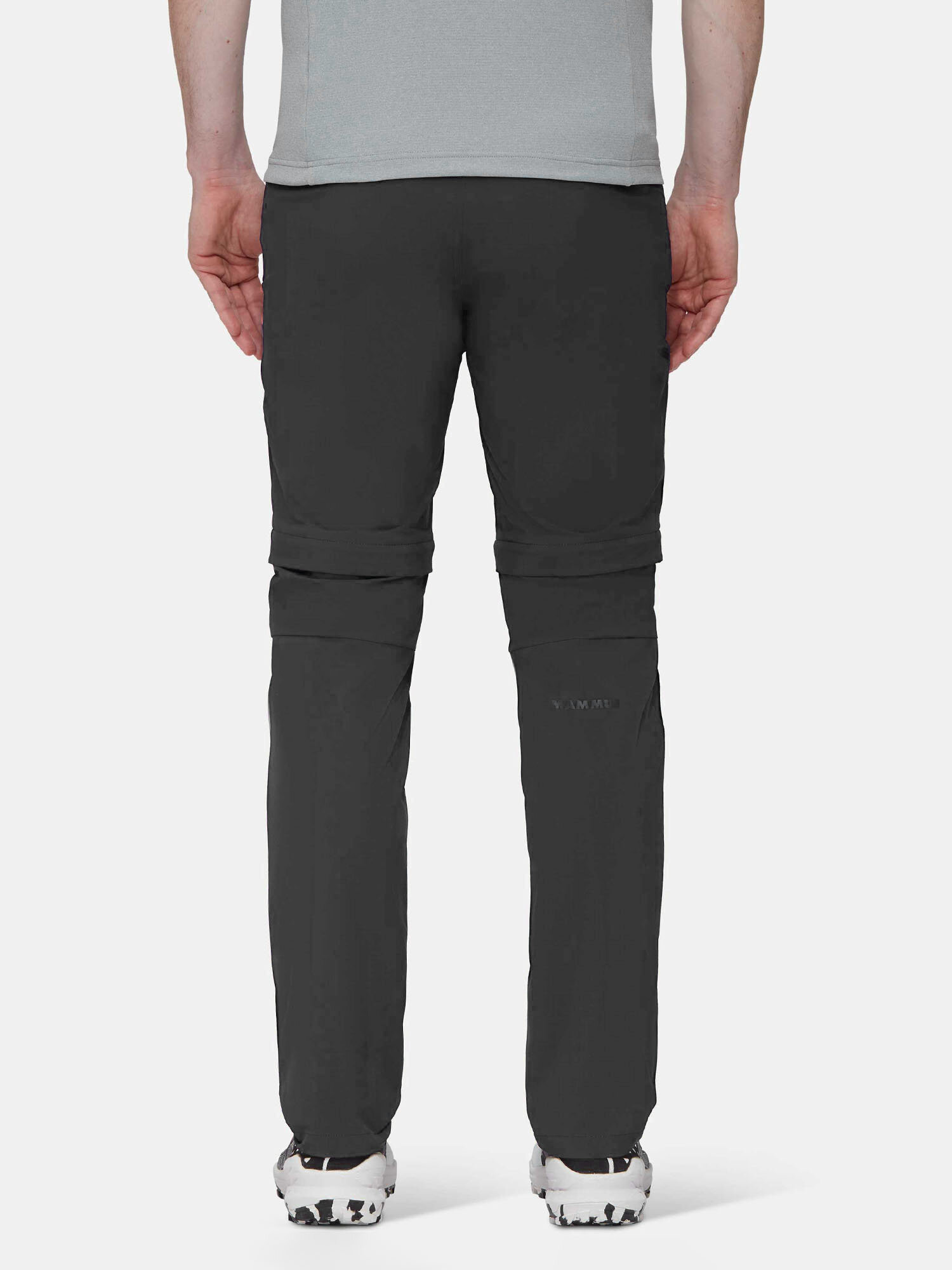 Брюки спортивные Mammut Runbold zip off, размер 46 EU, серый — фото 1