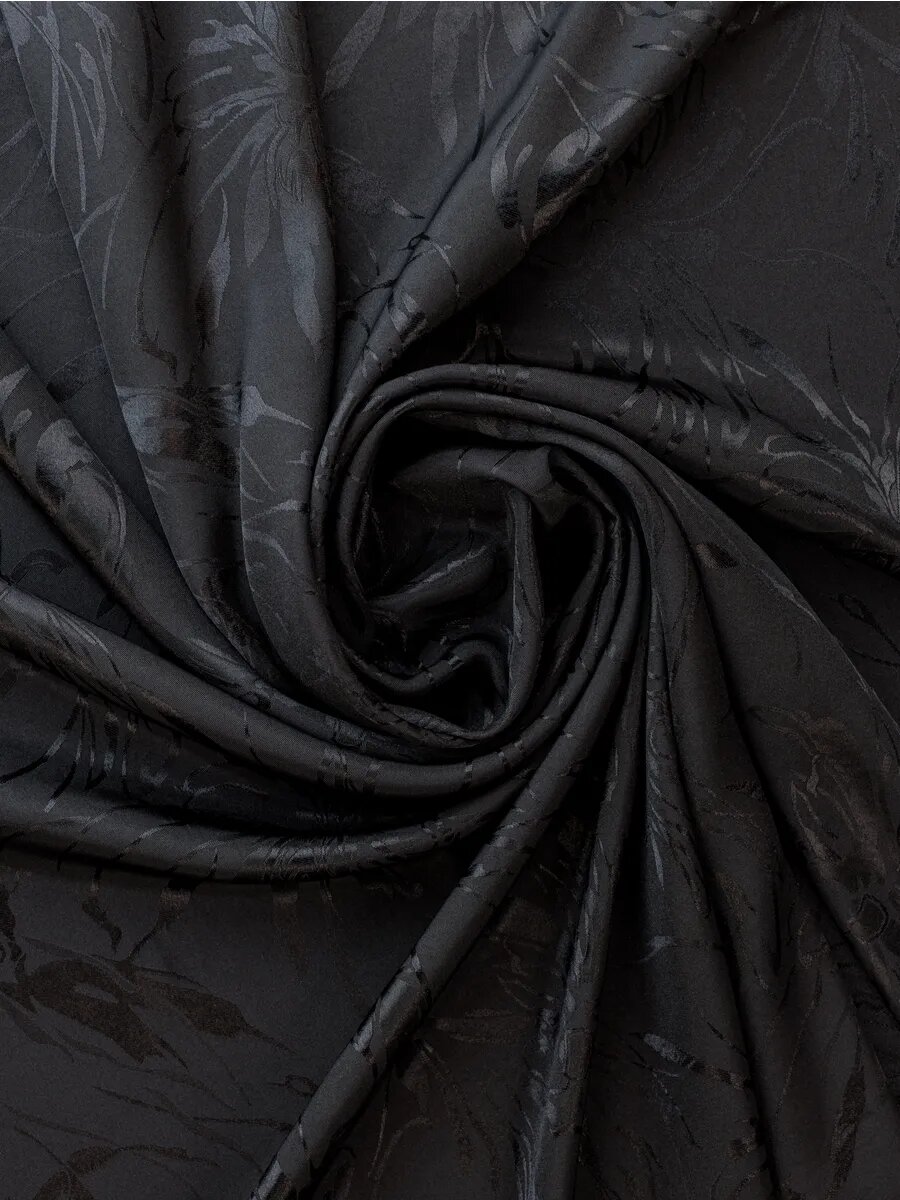 Подкладочная ткань жаккард, принт, 95 г/м2, вискоза 48%, полиэстер 52%, для шитья одежды и рукоделия, 1м