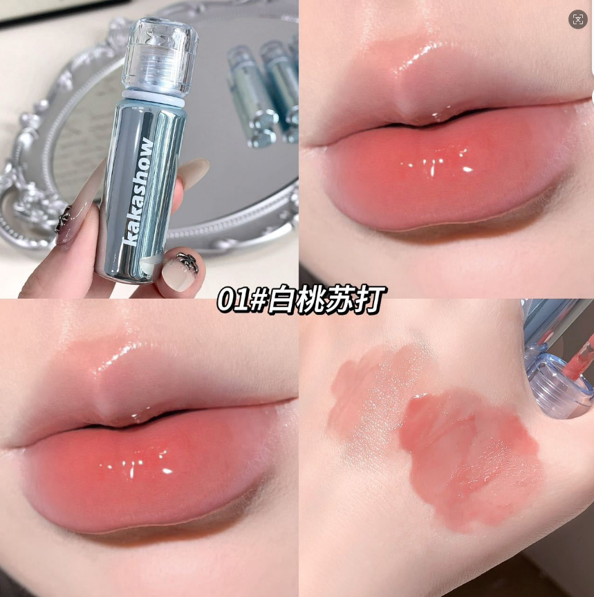 Блеск для губ Kakashow High-Shine Color Locking Lip Gloss - в подарок.
