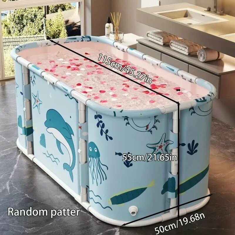 Отдельно стоящая ванна, подходит для домашнего использования, складное ведро для ванны, extra large портативная складная ванна, не требует установки, пластиковая рамка ванны