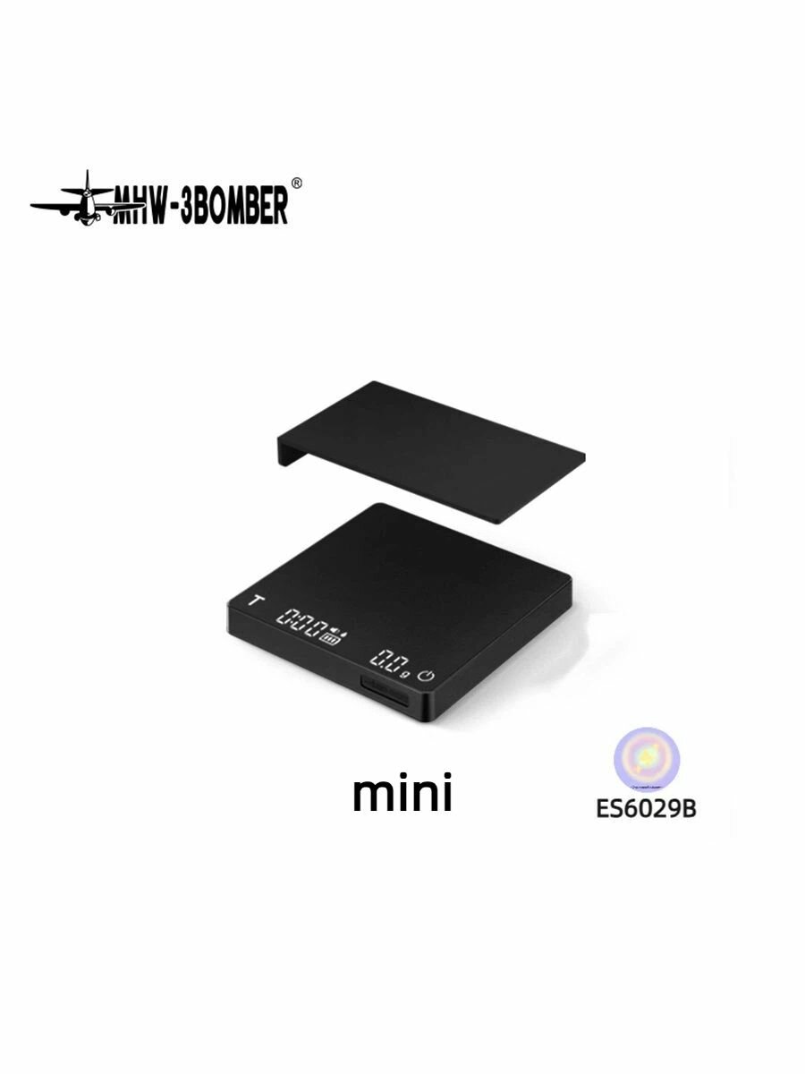 MHW-3BOMBER Электронные кухонные весы 019ade4f5ff672918a3ab5f8524d6e81, черный