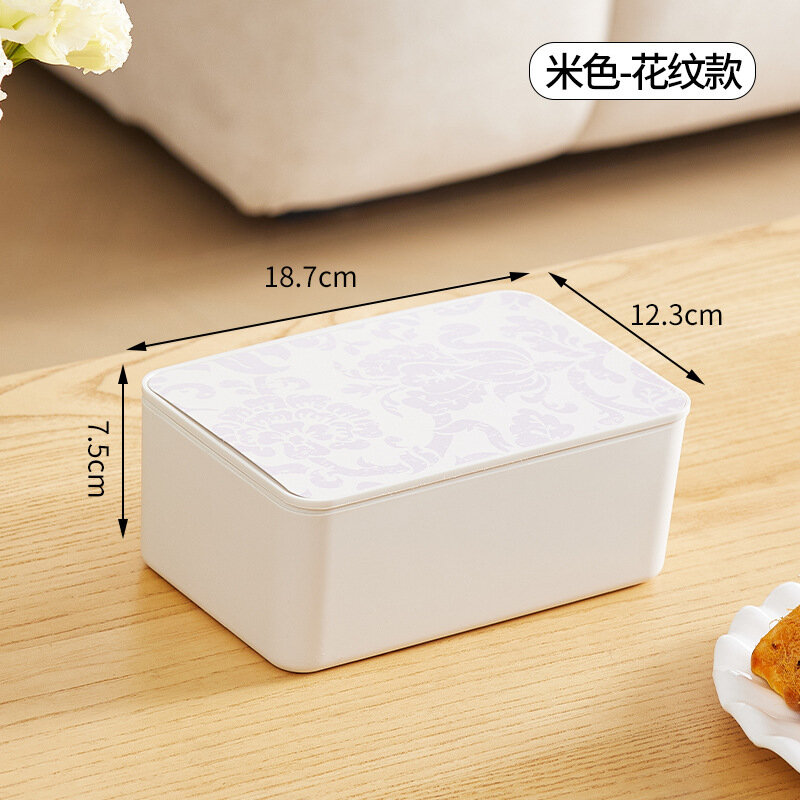 Крытая коробка для салфеток, выдвижные сухие и влажные салфетки, герметичная коробка для перчаток и масок, коробка для хранения, коробка для влажных салфеток большой емкости