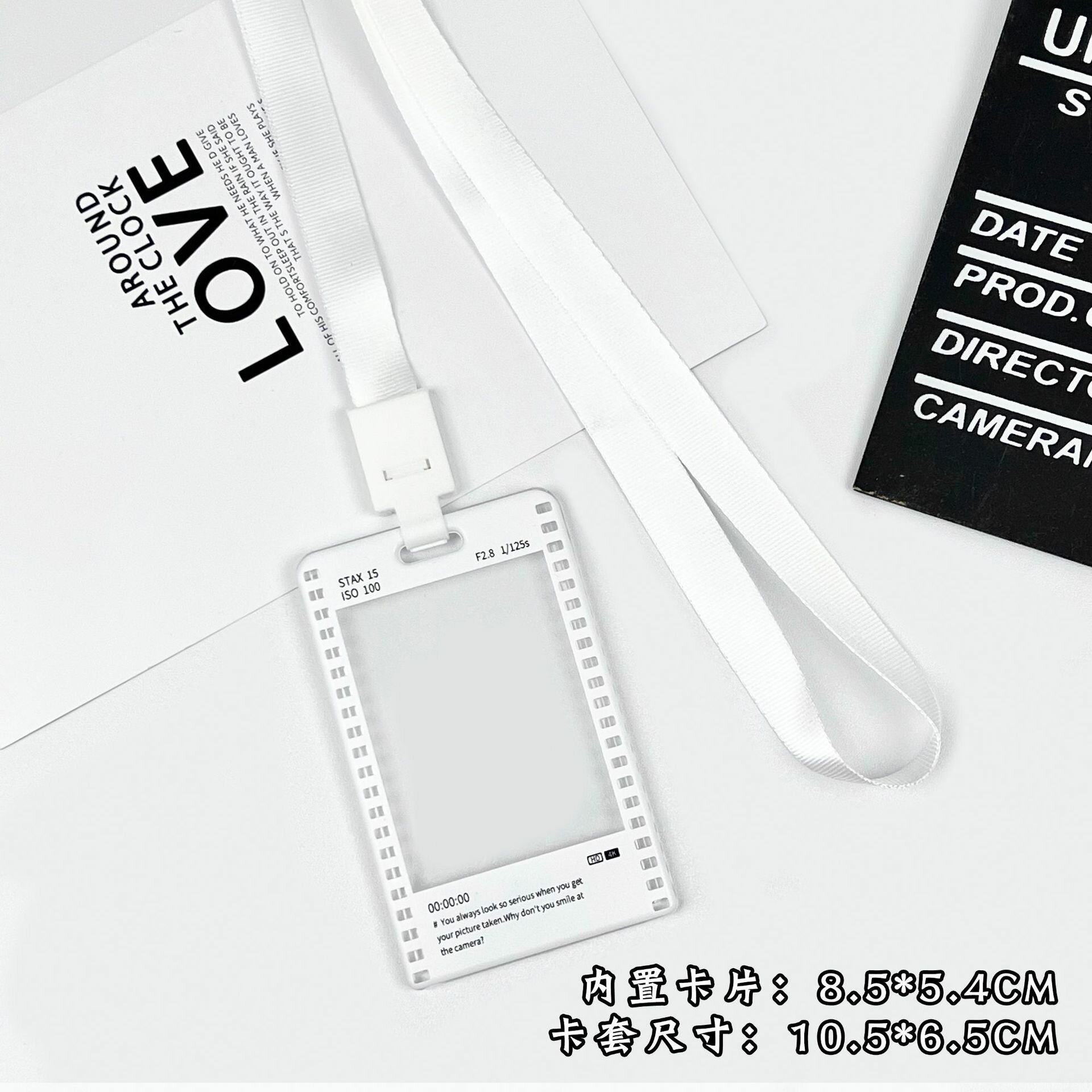 Креативный прозрачный держатель для карт, студенческий билет, идол, визитка, слайдер, чехол для карт, модный унисекс, простой защитный чехол