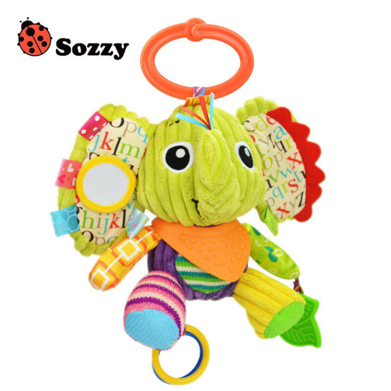 SOZZY Игрушка для новорожденных, успокаивающая, развивающая, подвесная кукла, обнимающая кукла, плюшевая игрушка для младенцев 0-лет