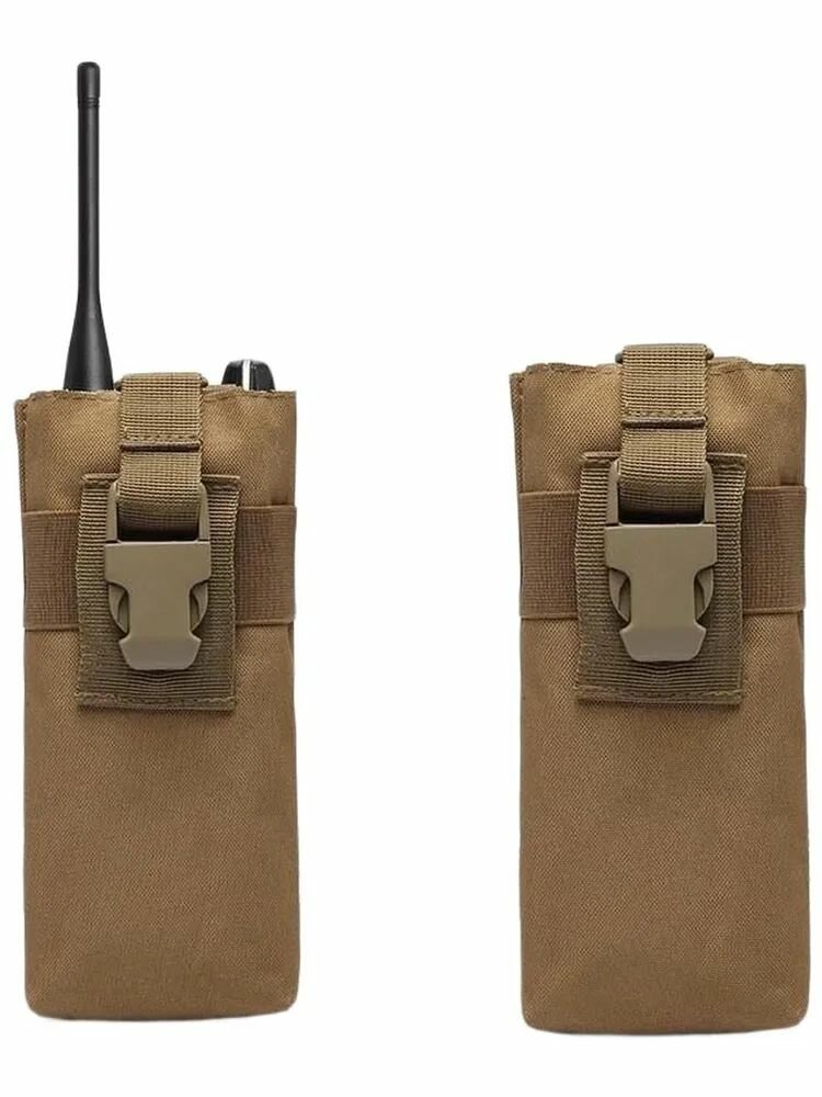 Сумка чехол для рации на Тактическая сумка чехол для рации Baofeng Retevis Kenwood и других, универсальный подсумок для радиостанции, Multicam (мультикам)