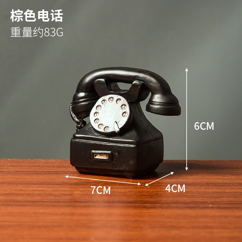 Ностальгические ретро-украшения из смолы, домашний декор, мини-украшения в виде граммофона, реквизит для фотографии, камера