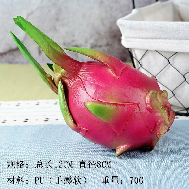 Искусственная модель драконьего фрукта, фальшивый драконий фрукт, декор для фруктового магазина, реквизит для витрины, украшения для холодильника, игрушки