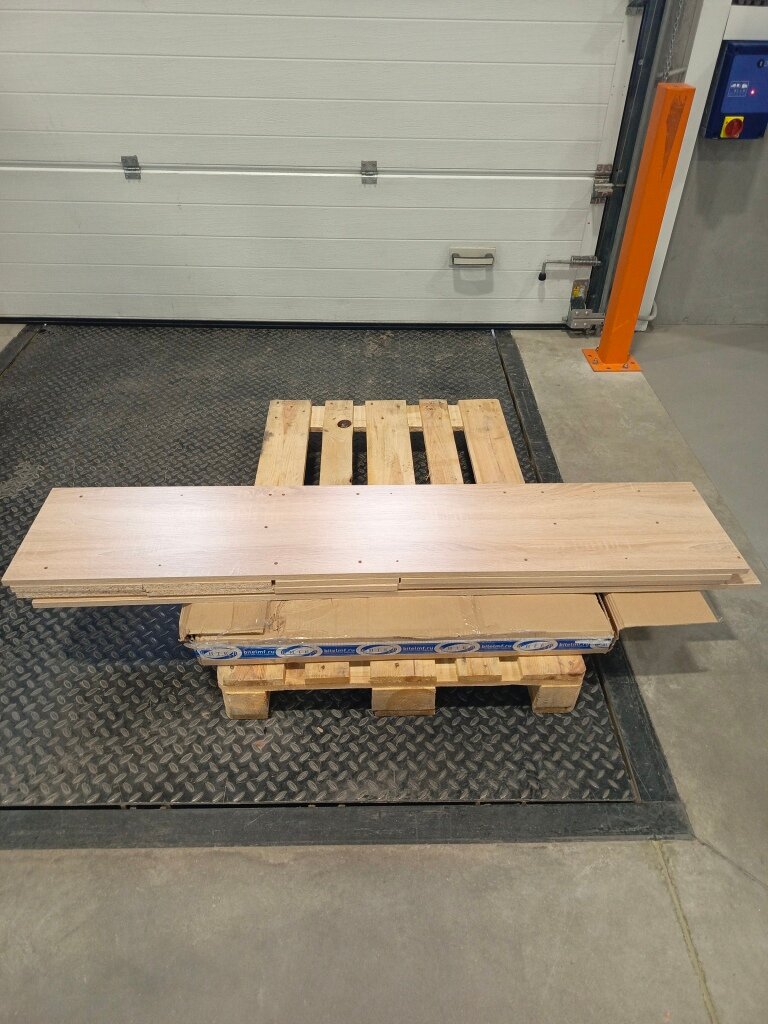 Компьютерный стол бител СК-7 Венге/Ясень (2 пак.) (1465371)