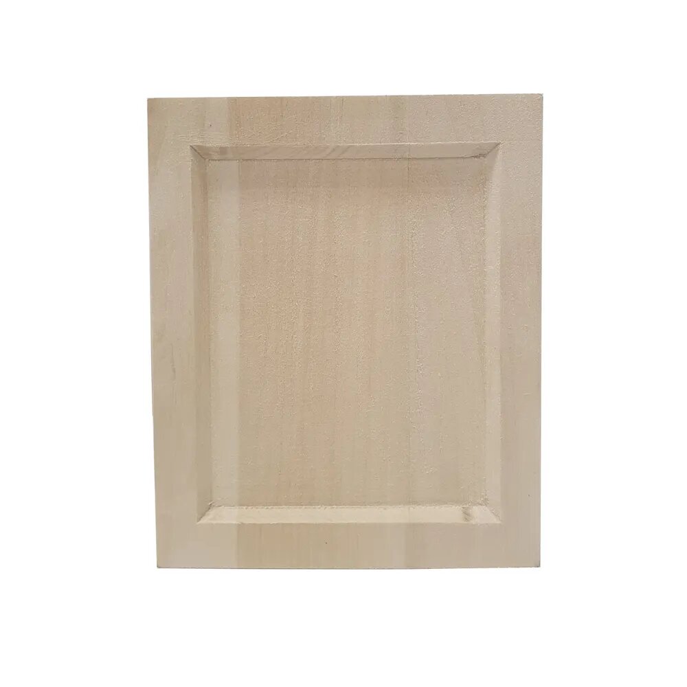 Без левкаса - Иконная доска 10*13 см. с ковчегом