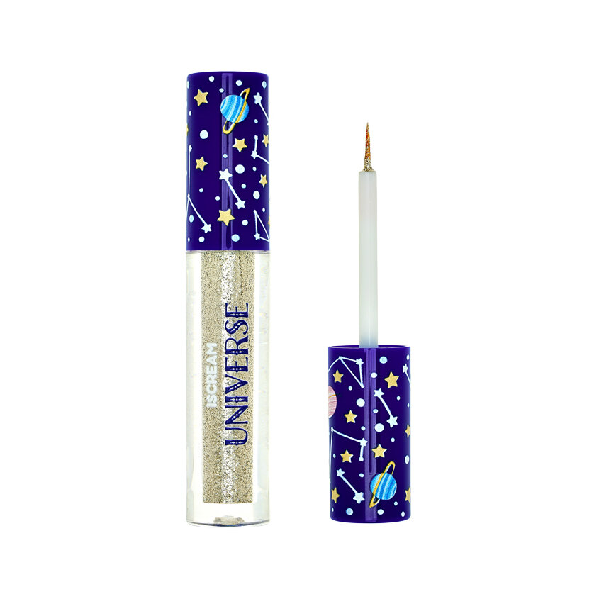 Подводка-глиттер для глаз ISCREAM UNIVERSE жидкая оттенок 02