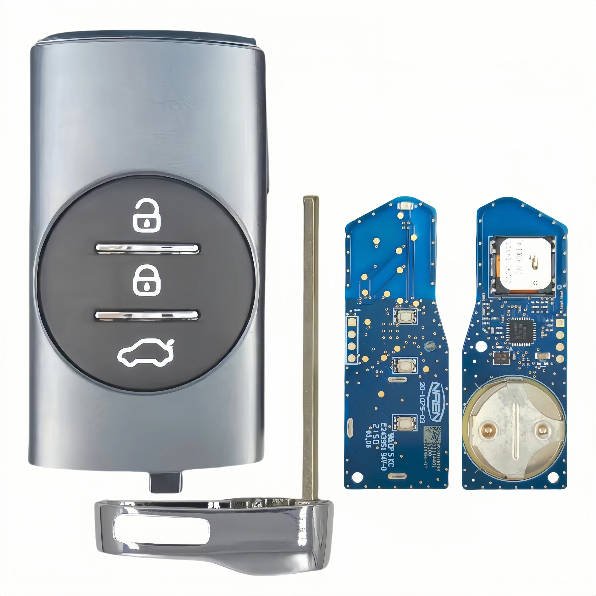 XJMYNB оригинальный бесключевой дистанционный ключ от автомобиля 3 BTN 433 МГц FSK 4A чип для Chery Exeed Vantas TX TXL LX New Tiggo 3X 5X 7 Plus 8 Plus Gray Shell Blue PCB