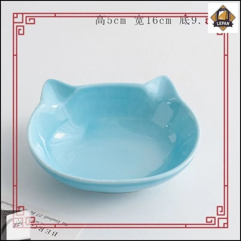 Эксклюзивная миска из керамики для домашних питомцев и кошек-lepan