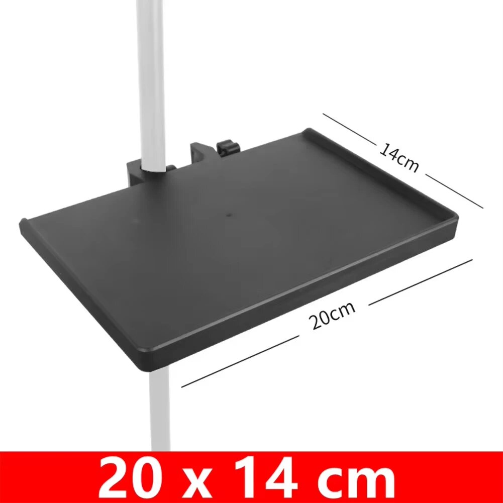 Подставка для микрофона и аудиокарты серая 20x14 см