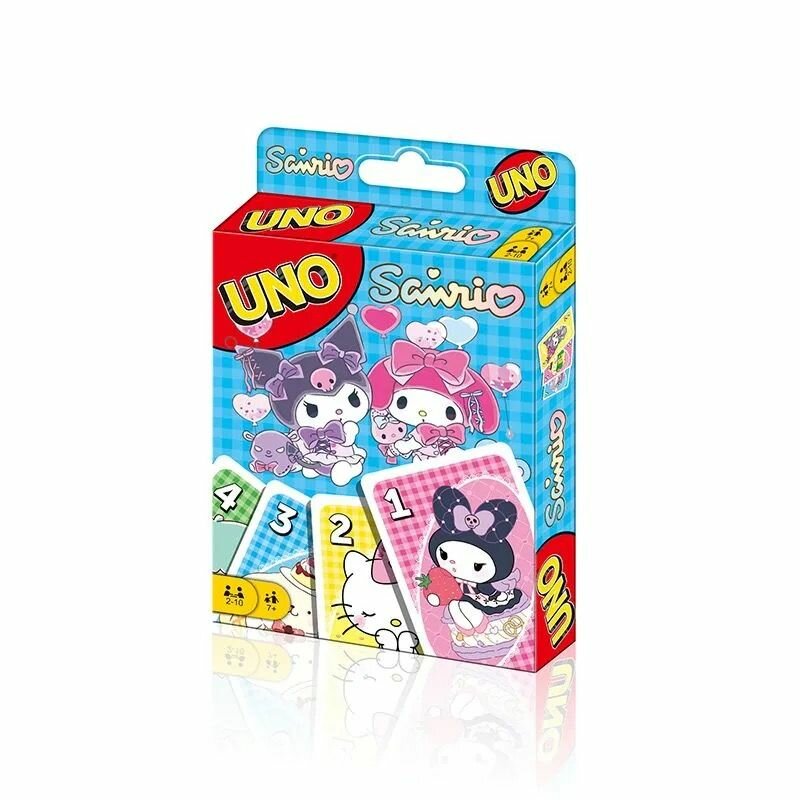 Настольная карточная игра UNO Kuromi карт, Привет, Новая версия игры для всей семьи