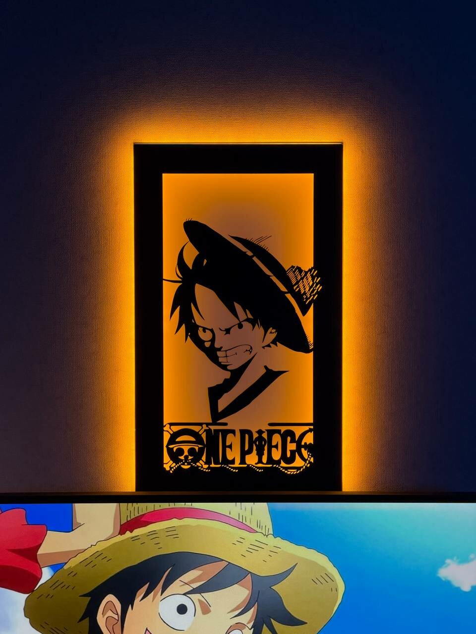 Настенный светильник One Piece , ночник Монки Д. Луффи из аниме Ван-Пис