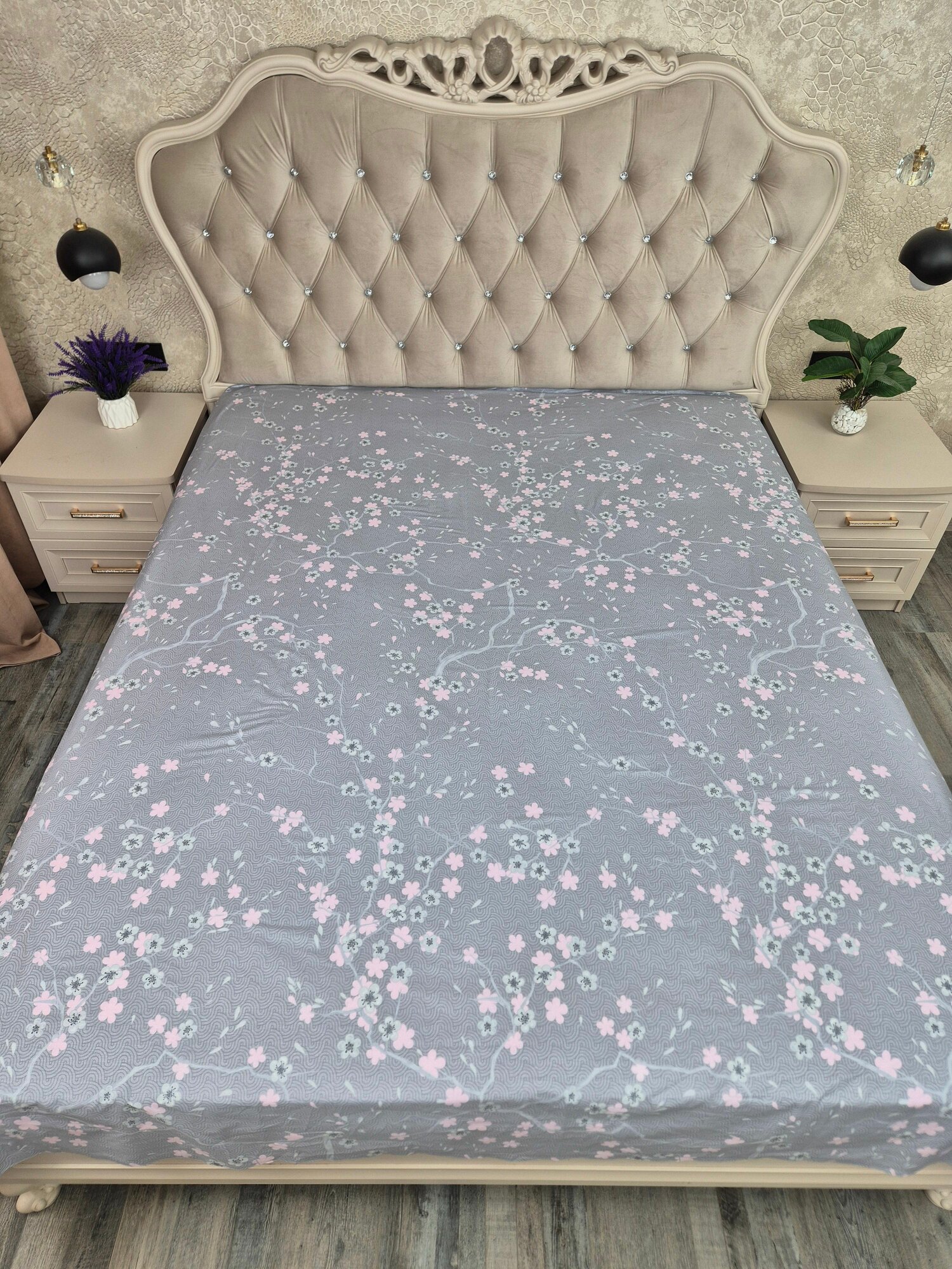 Простыня Поплин класическая 2 спальная 180\215см. Хлопок 100% производство Иваново плотность 115 гр/м2