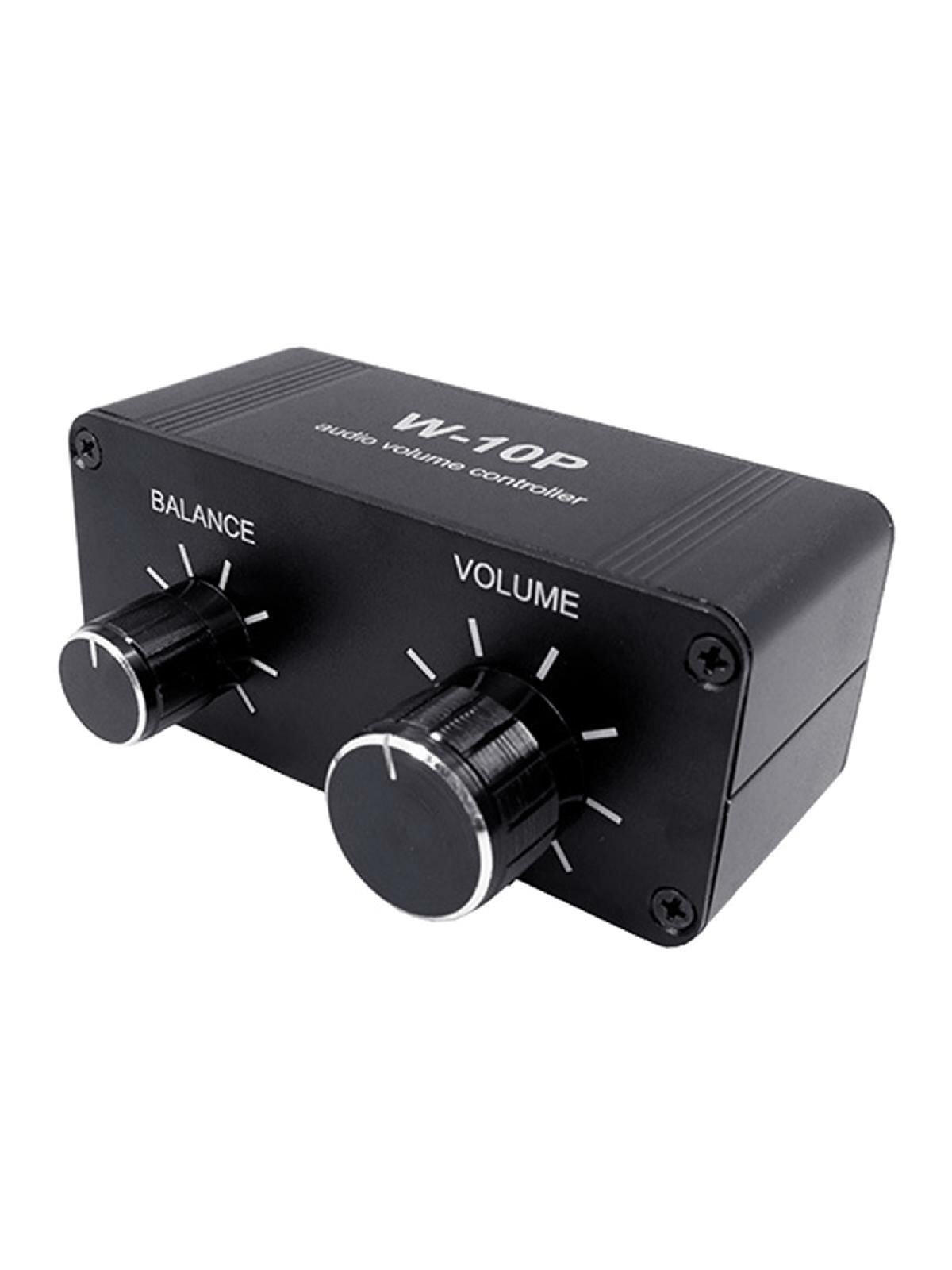 Портативный усилитель с регулятором громкости W-10P 3,5 мм RCA