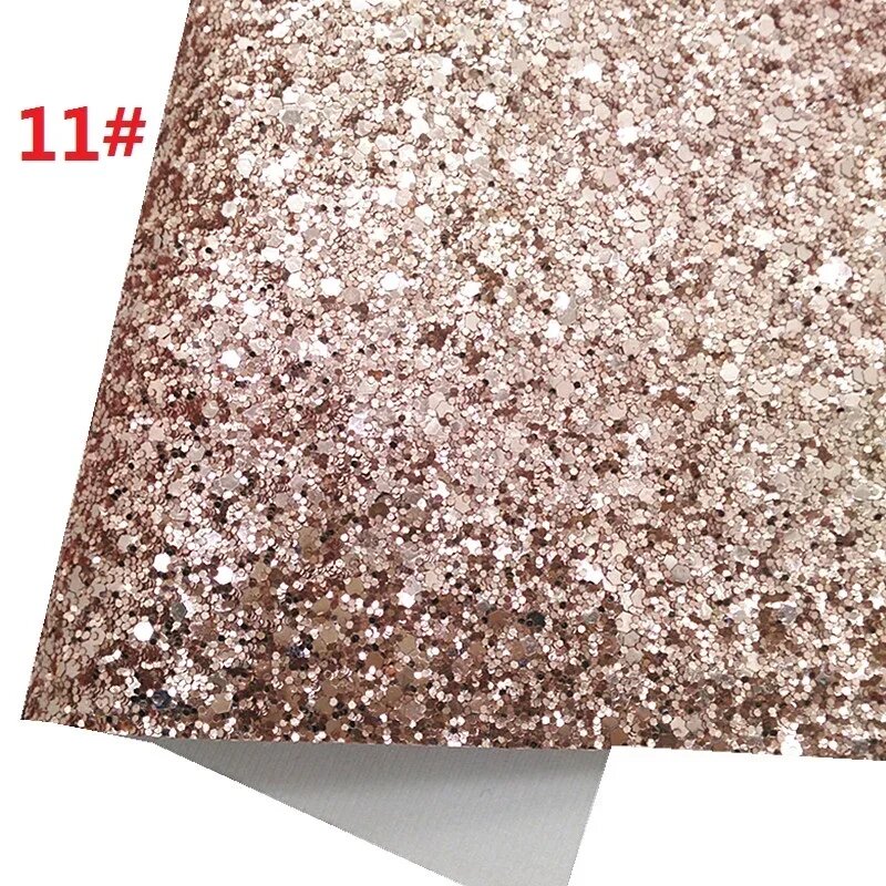 Блестящий виниловый кожзам Glitterwishcome для бантов 11