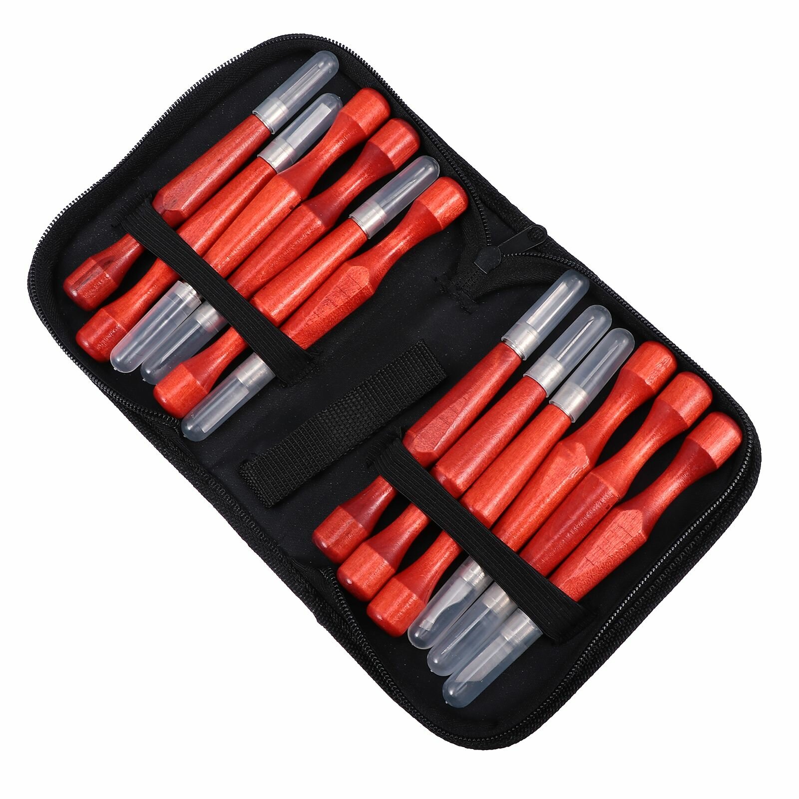 Комплект из 12 деревянных резцов с металлическими лезвиями для работы по дереву, для домашнего применения